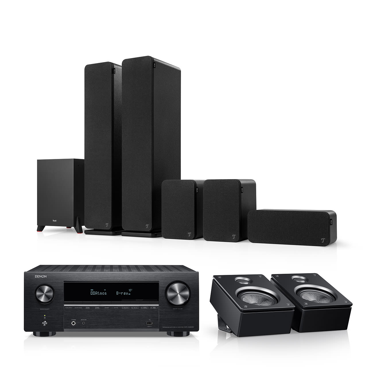 ULTIMA 40 Surround + DENON X3800H for Dolby Atmos | Teufel