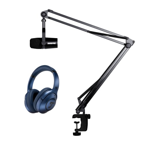 REAL BLUE + Shure MV7 + Boom Arm | Teufel